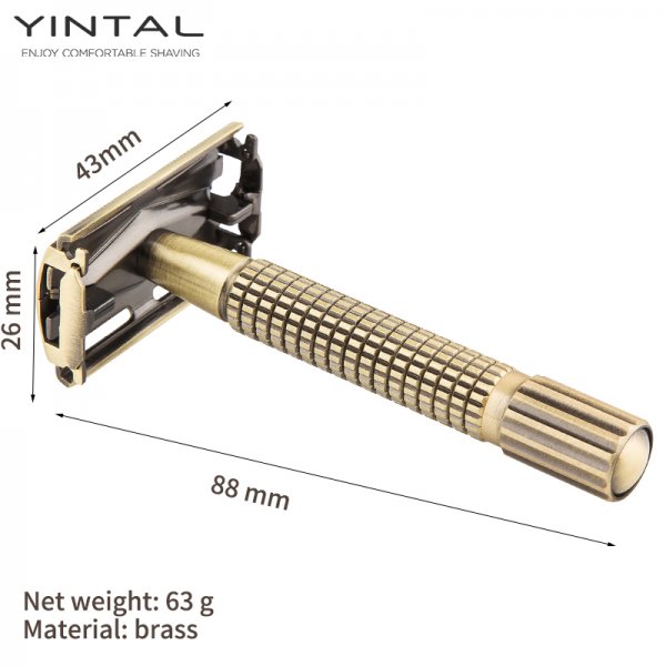 Yintal Full Brass butterfly safety razor? | Against The Grain - Wet ...